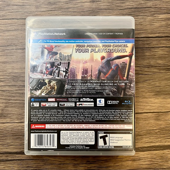 Spiderman | Video Games & Consoles | Ps3 The Amazing Spiderman ...